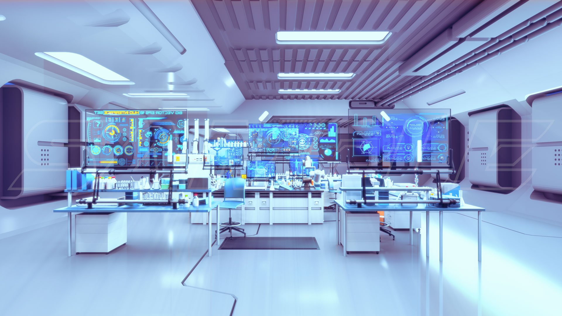 サイバーパンク、近未来SFの街の外観背景素材を21枚追加しました。 | digitalelf